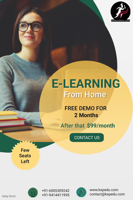 Copy of E-Learning | Online Study | Online Classes | PosterMyWall